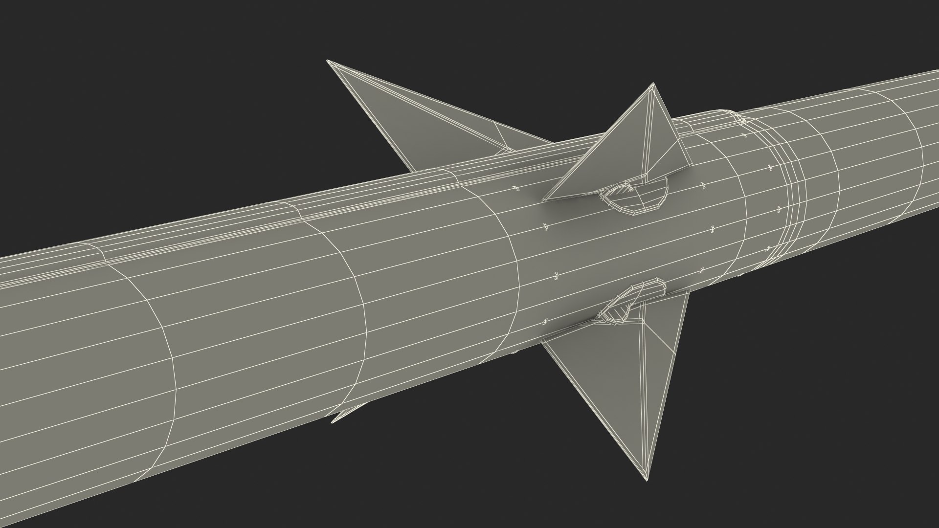 Missile From NASAMS Air Defense System 3D model - TurboSquid 1956099