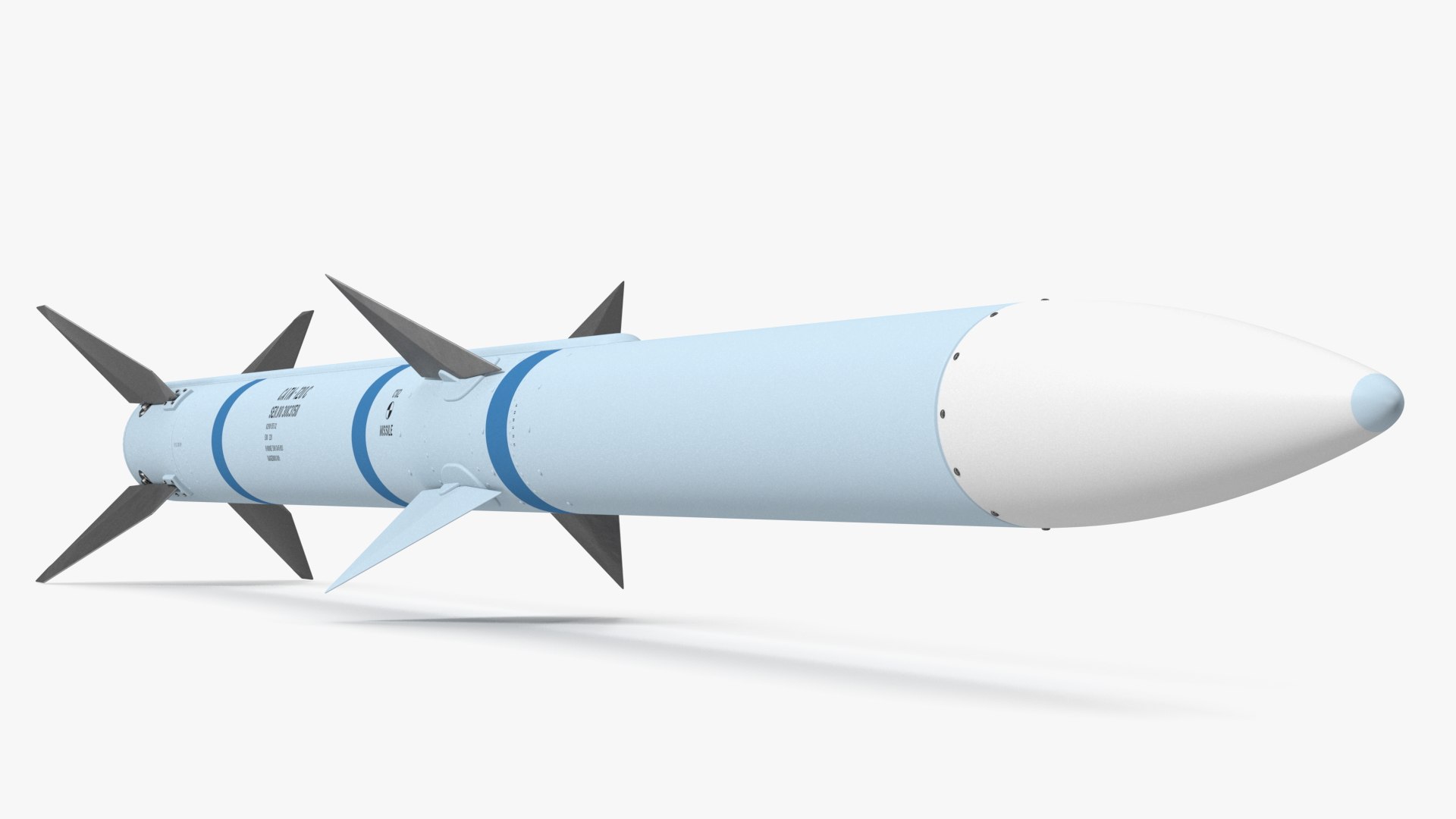 Missile From NASAMS Air Defense System 3D Model - TurboSquid 1956099