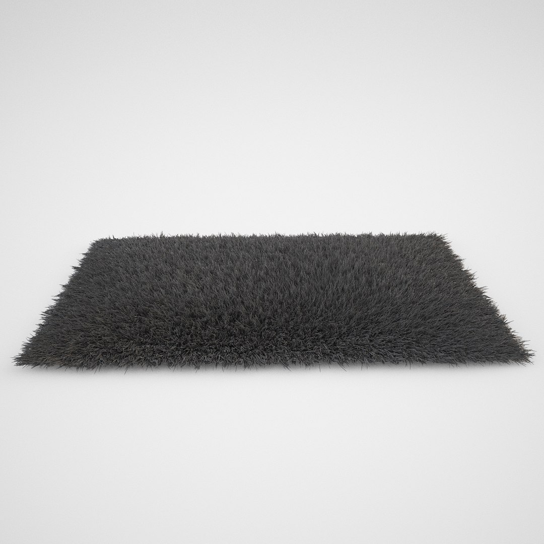 3d Model Carpet Set Rug Fur