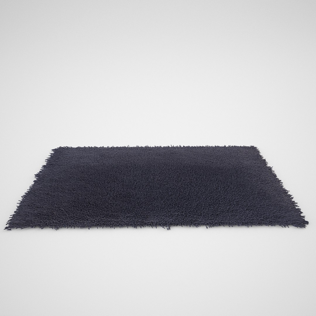 3d Model Carpet Set Rug Fur