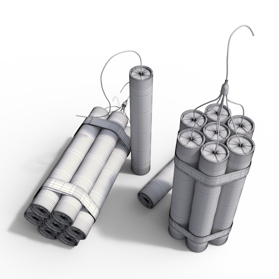 3D Model Dynamite Tnt Explosive - TurboSquid 1425620