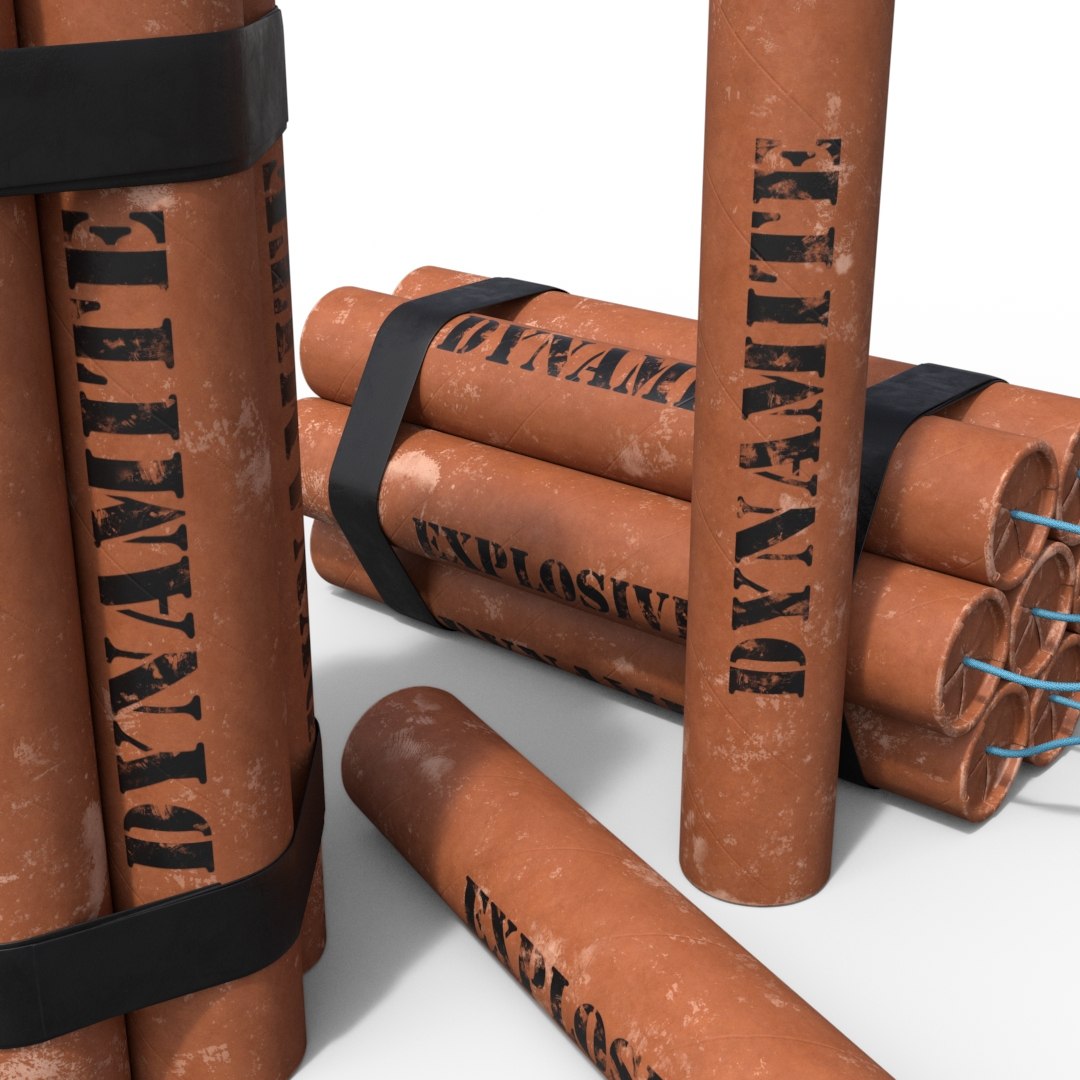 3D Model Dynamite Tnt Explosive - TurboSquid 1425620