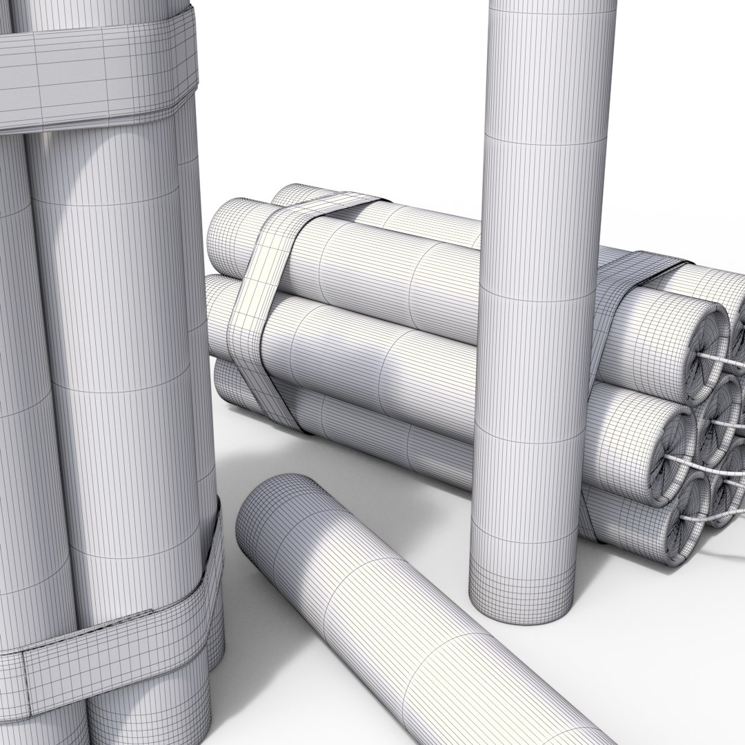 3D Model Dynamite Tnt Explosive - TurboSquid 1425620