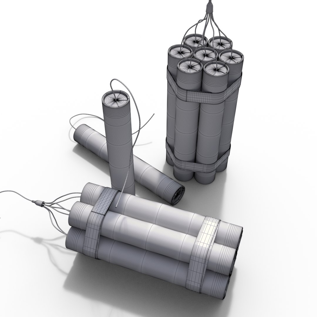 3D Model Dynamite Tnt Explosive - TurboSquid 1425620
