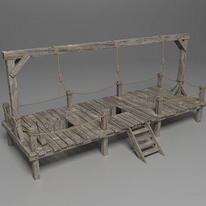 Torture table guillotine 3D model - TurboSquid 1437461