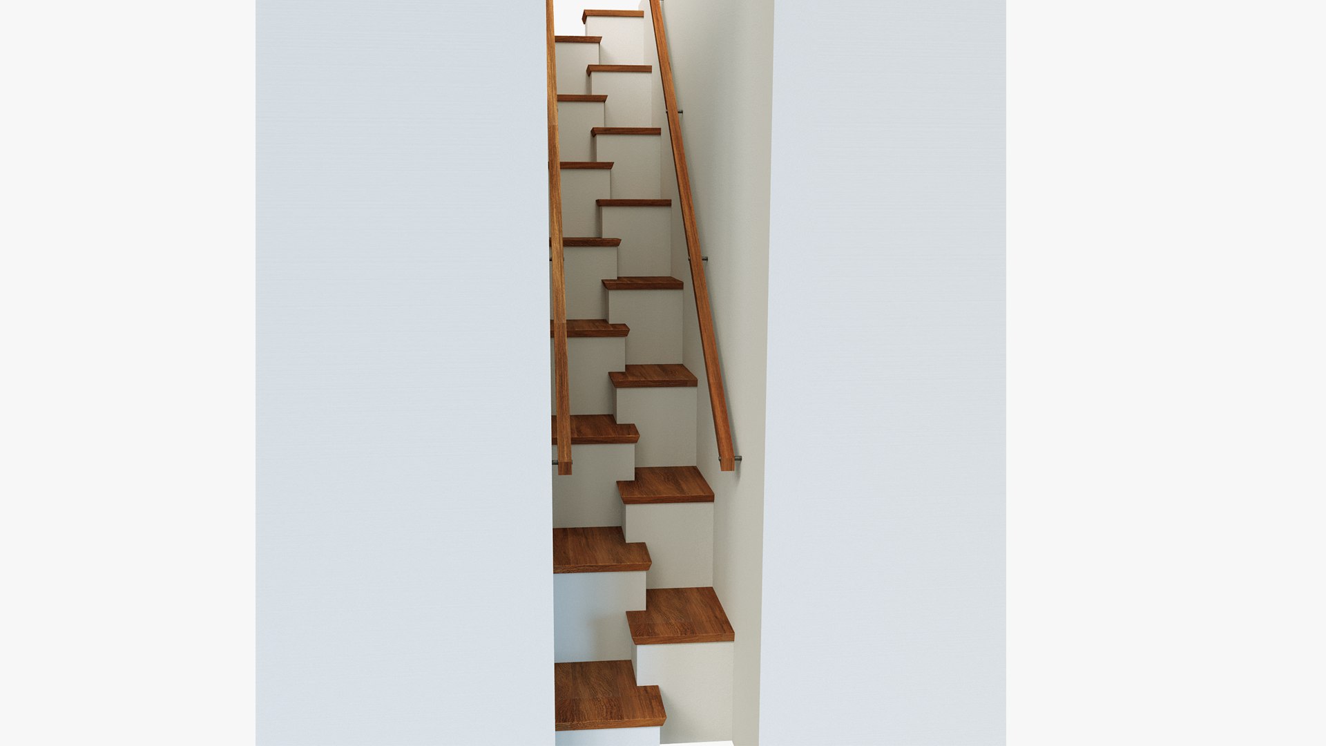 3D Model Stairs For Limited Space - TurboSquid 2086901