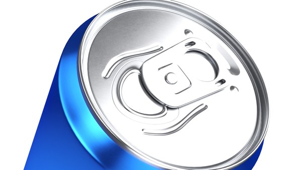 Blue Aluminum Can model - TurboSquid 1847425