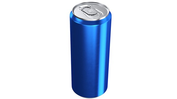 Blue Aluminum Can model - TurboSquid 1847425
