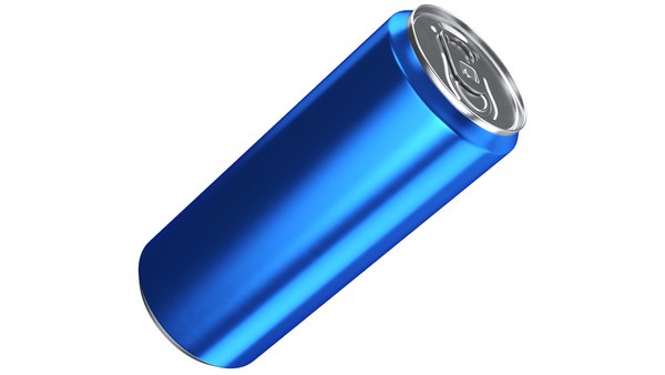 Blue Aluminum Can model - TurboSquid 1847425
