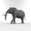 Elephants Set 3d Model