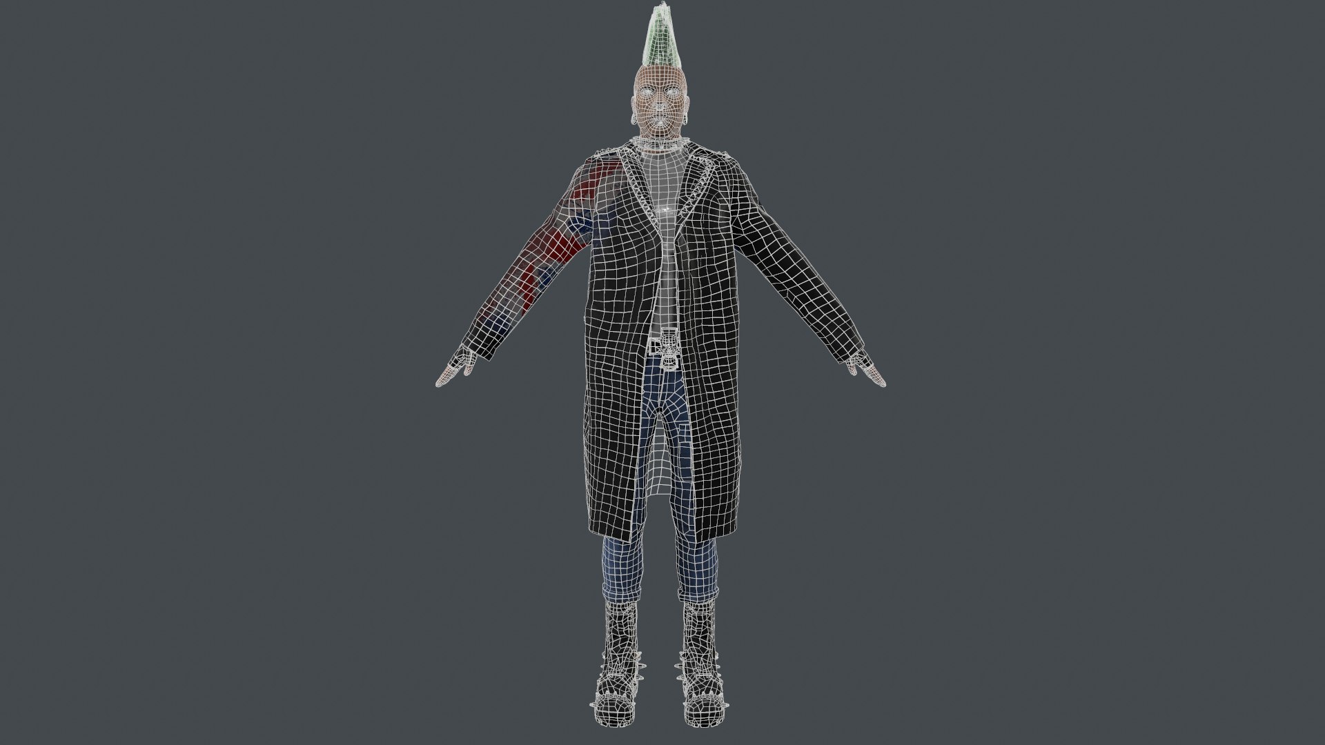 Punk 3D - TurboSquid 1628120