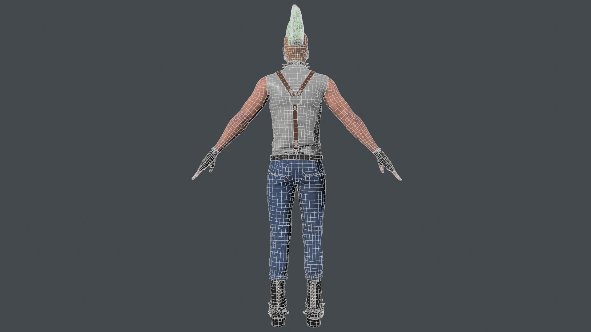 Punk 3D - TurboSquid 1628120