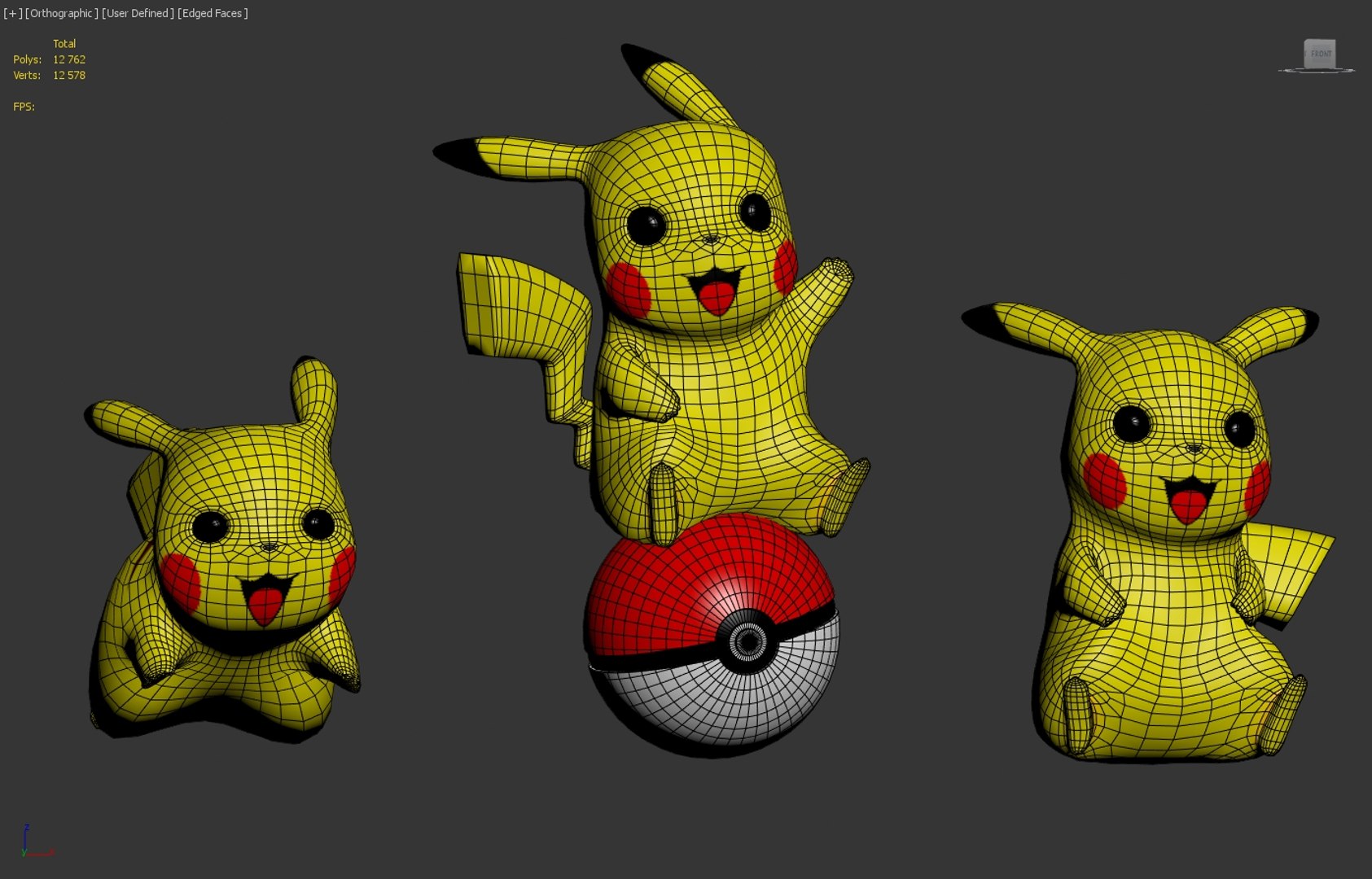 Pikachu 3d Model