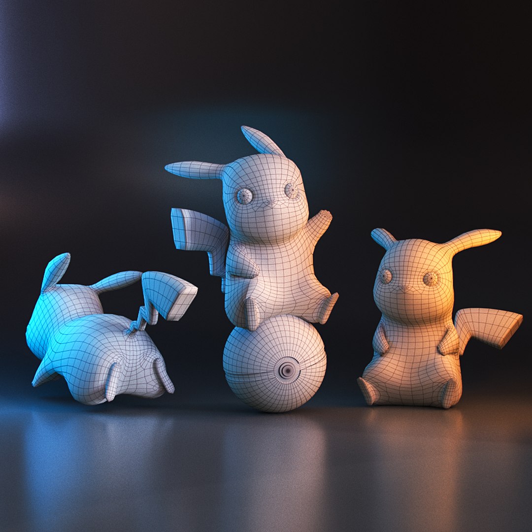 Pikachu 3d Model