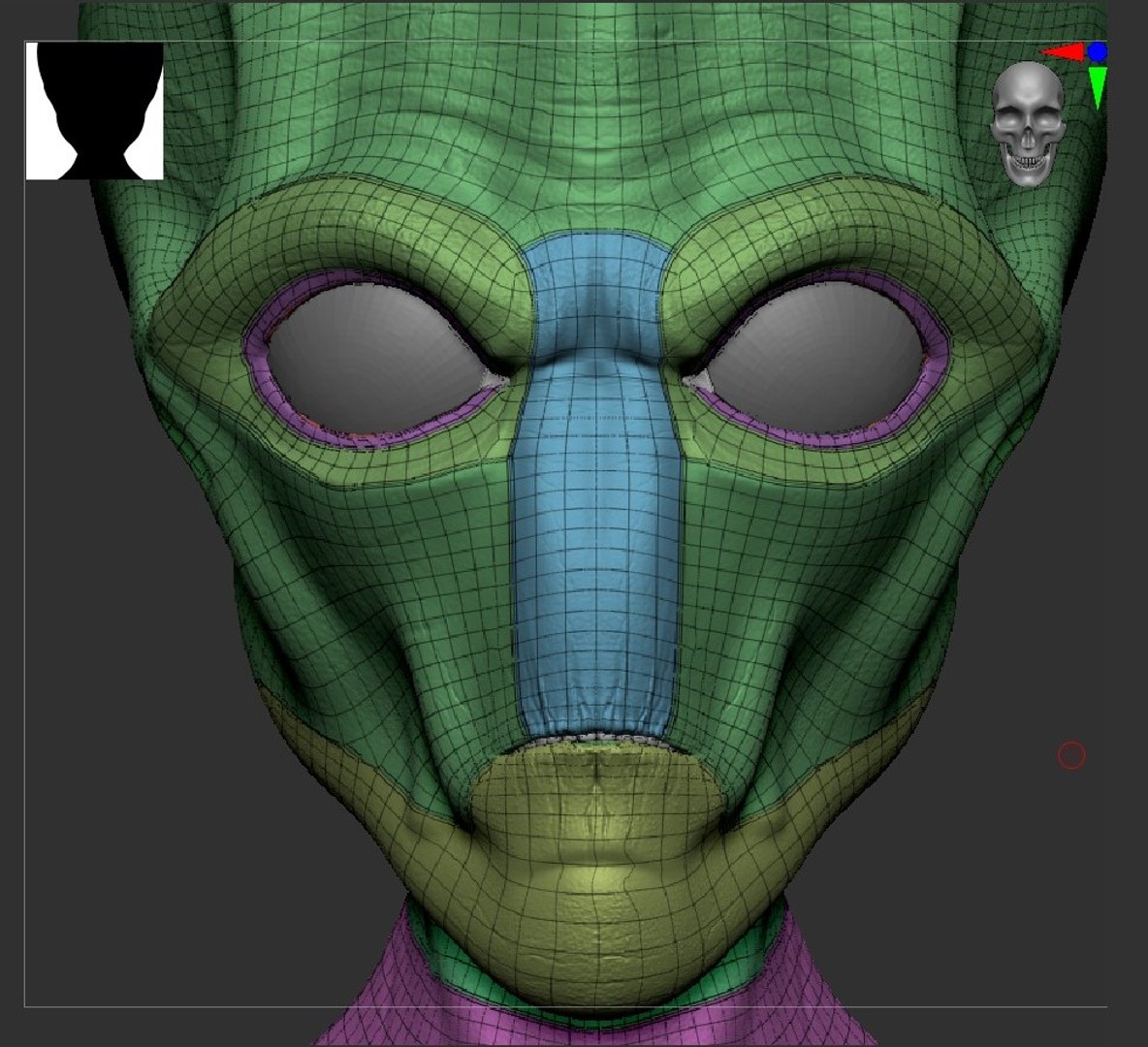 3D Grey Character Rigged - TurboSquid 1594132