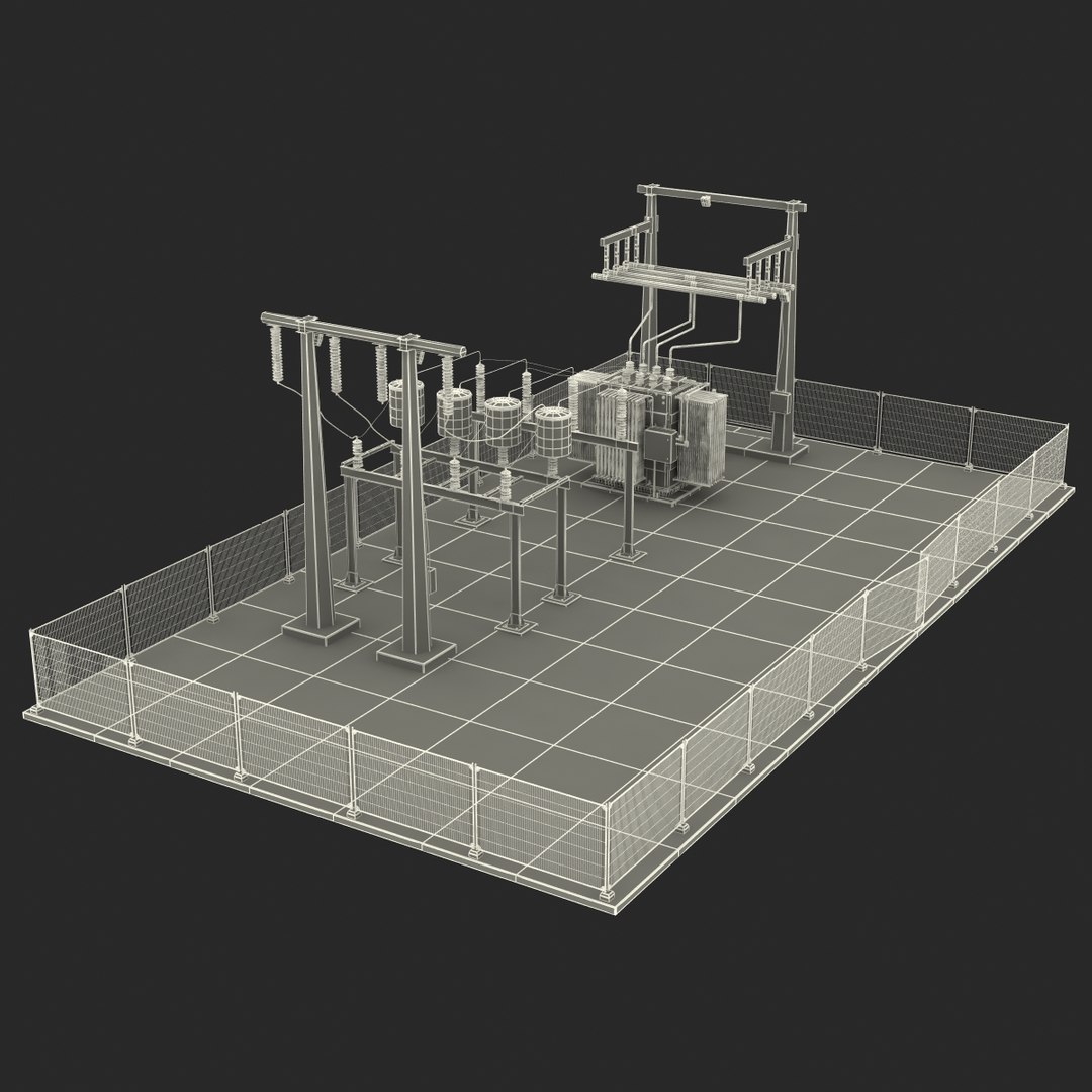 substation 2 3d model
