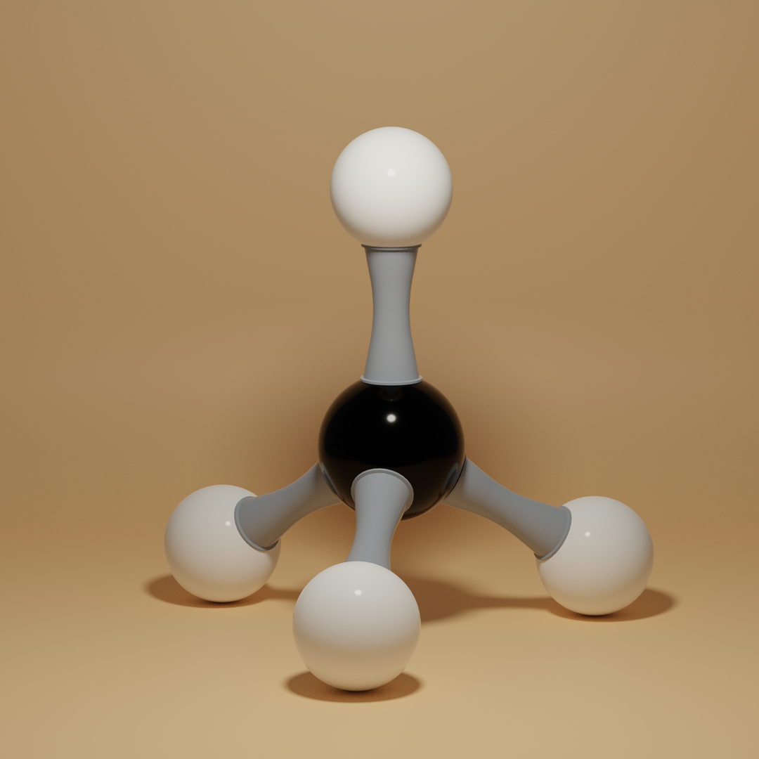 Molecular ch4 3D model - TurboSquid 1662267