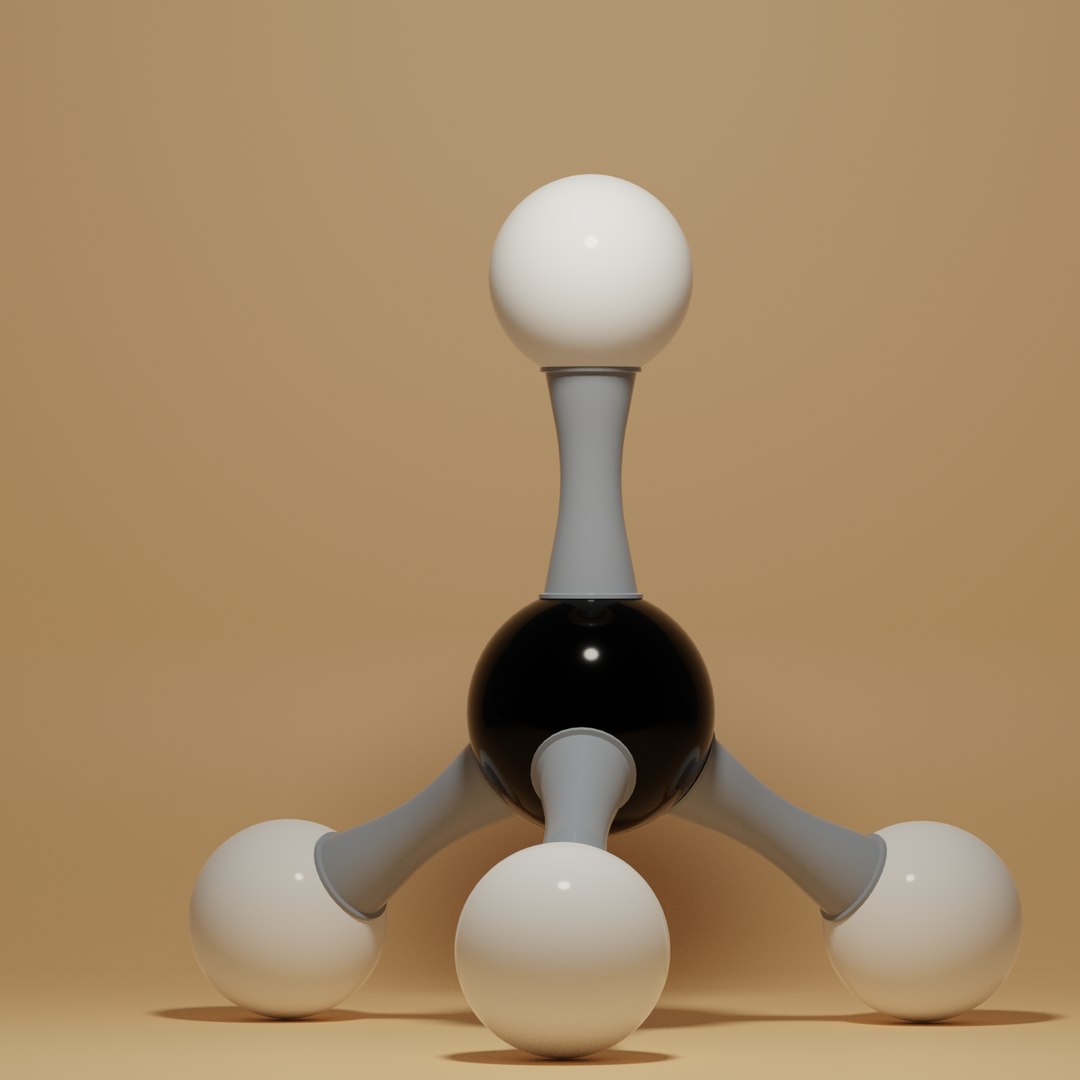 Molecular ch4 3D model - TurboSquid 1662267