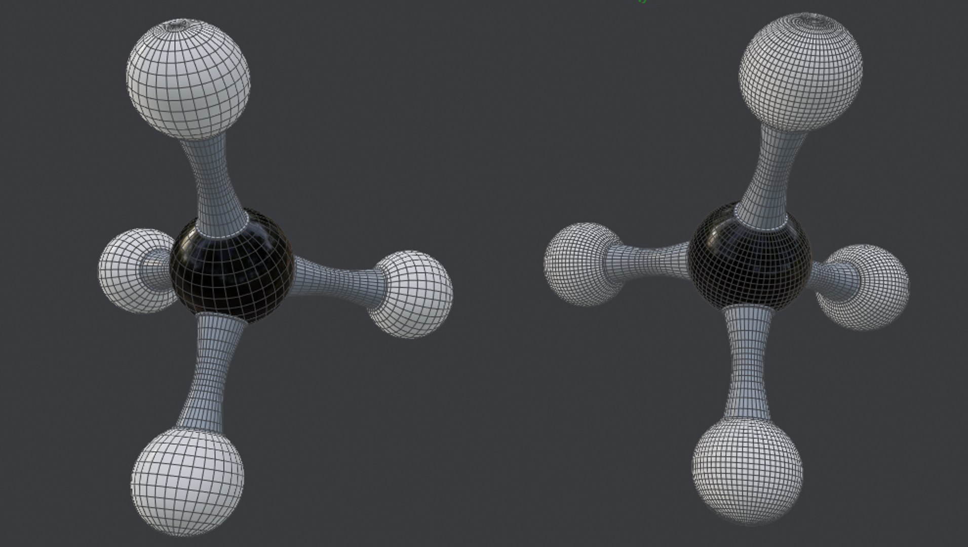 Molecular ch4 3D model - TurboSquid 1662267