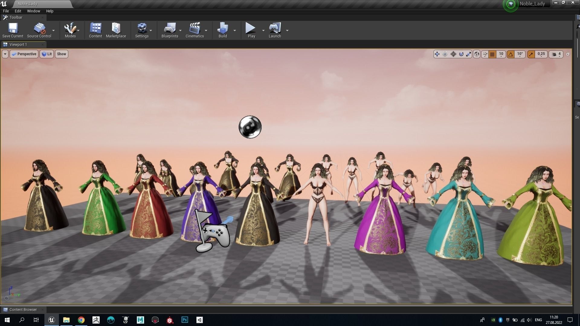 Noble Lady 3D model - TurboSquid 2077514