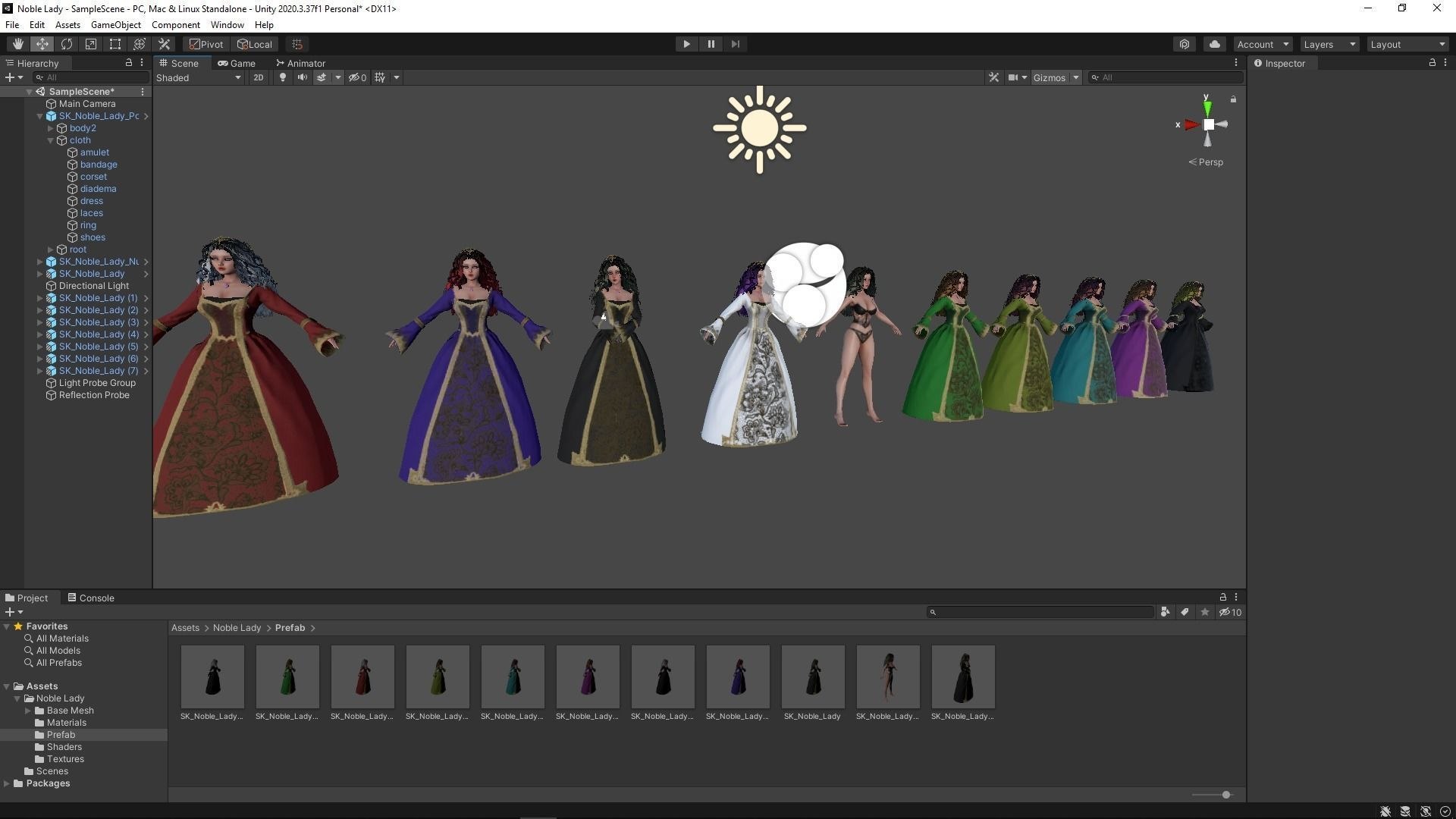 Noble Lady 3D model - TurboSquid 2077514