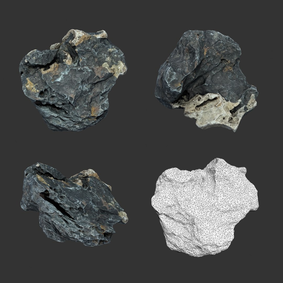 9 Low Poly PBR Erosion Rocks 3D Model - TurboSquid 2161720