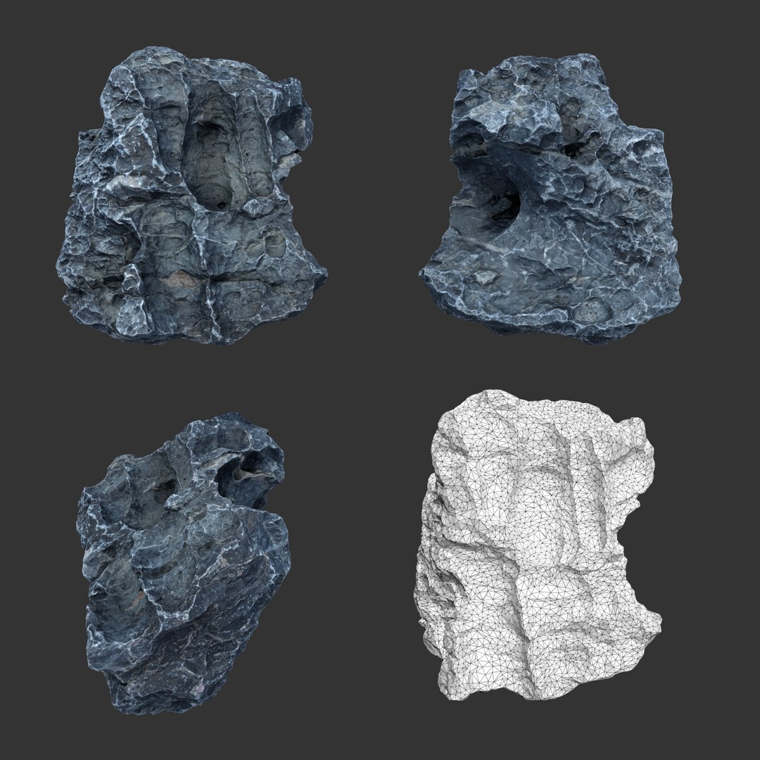 9 Low Poly PBR Erosion Rocks 3D Model - TurboSquid 2161720