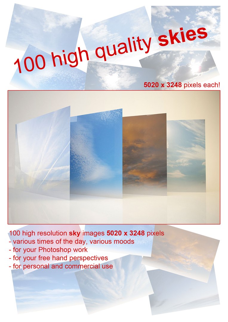 3ds 100 Sky Images