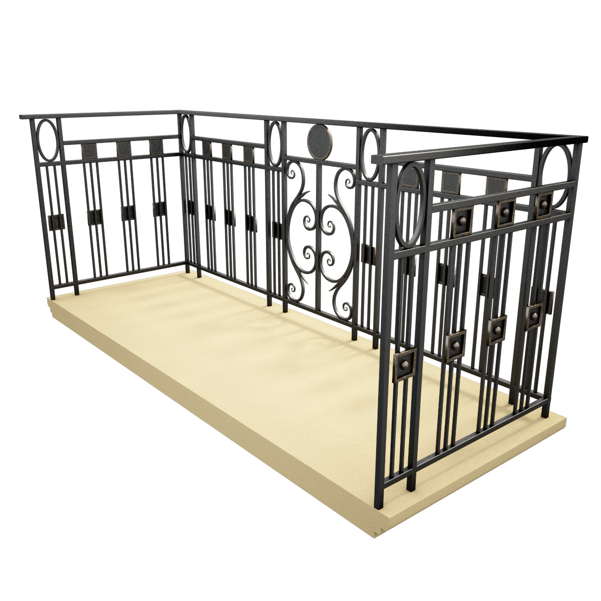 max wrought iron balcony