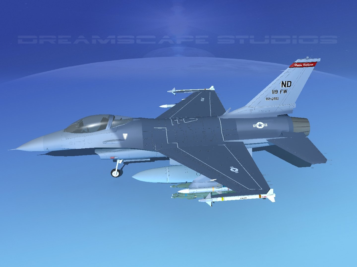 3D General F-16a Falcon Dynamics - TurboSquid 1319952