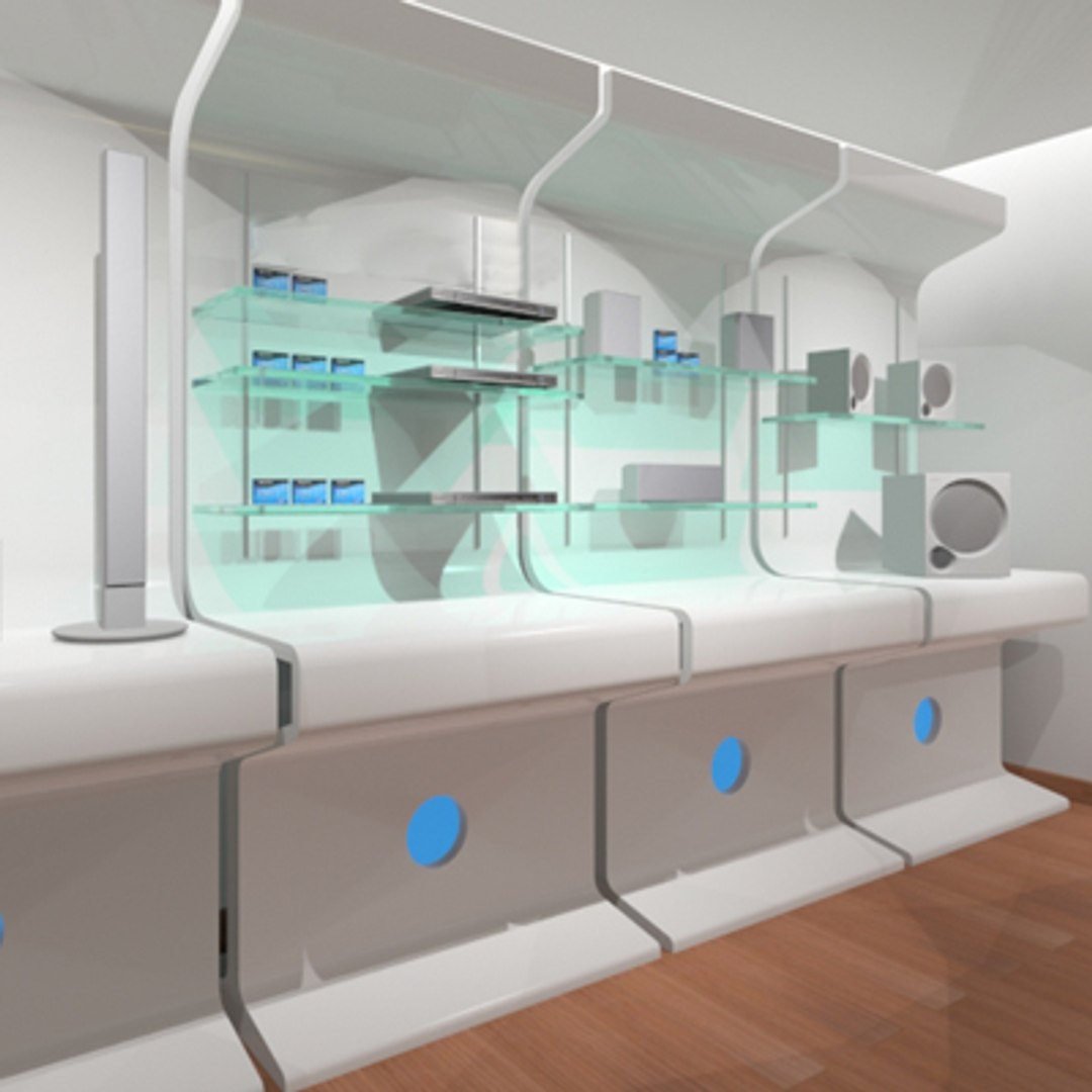 3d Model Electronics Sony Store