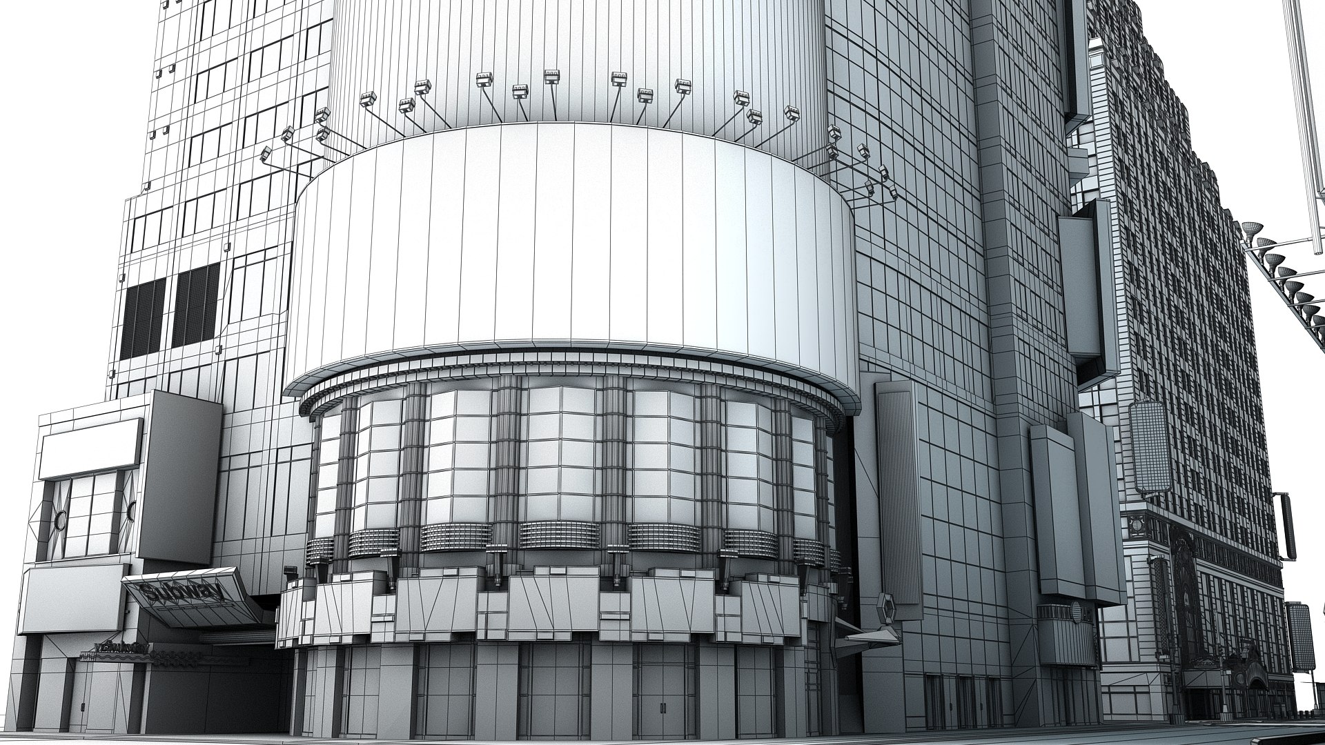 Building Skyscraper 3D Model - TurboSquid 1668922