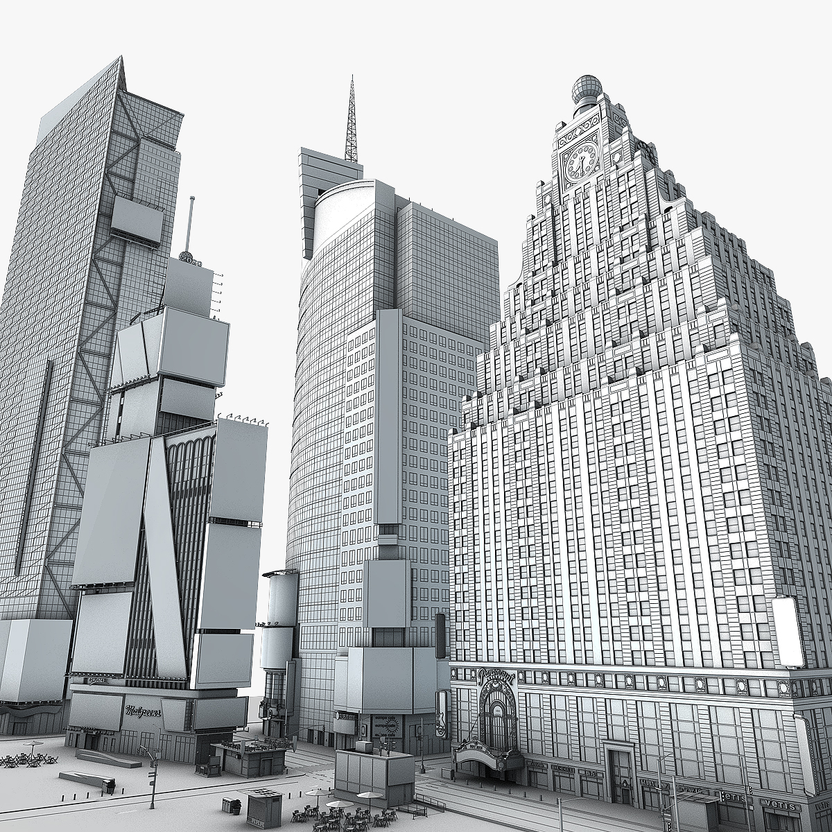 Building skyscraper 3D model - TurboSquid 1668922