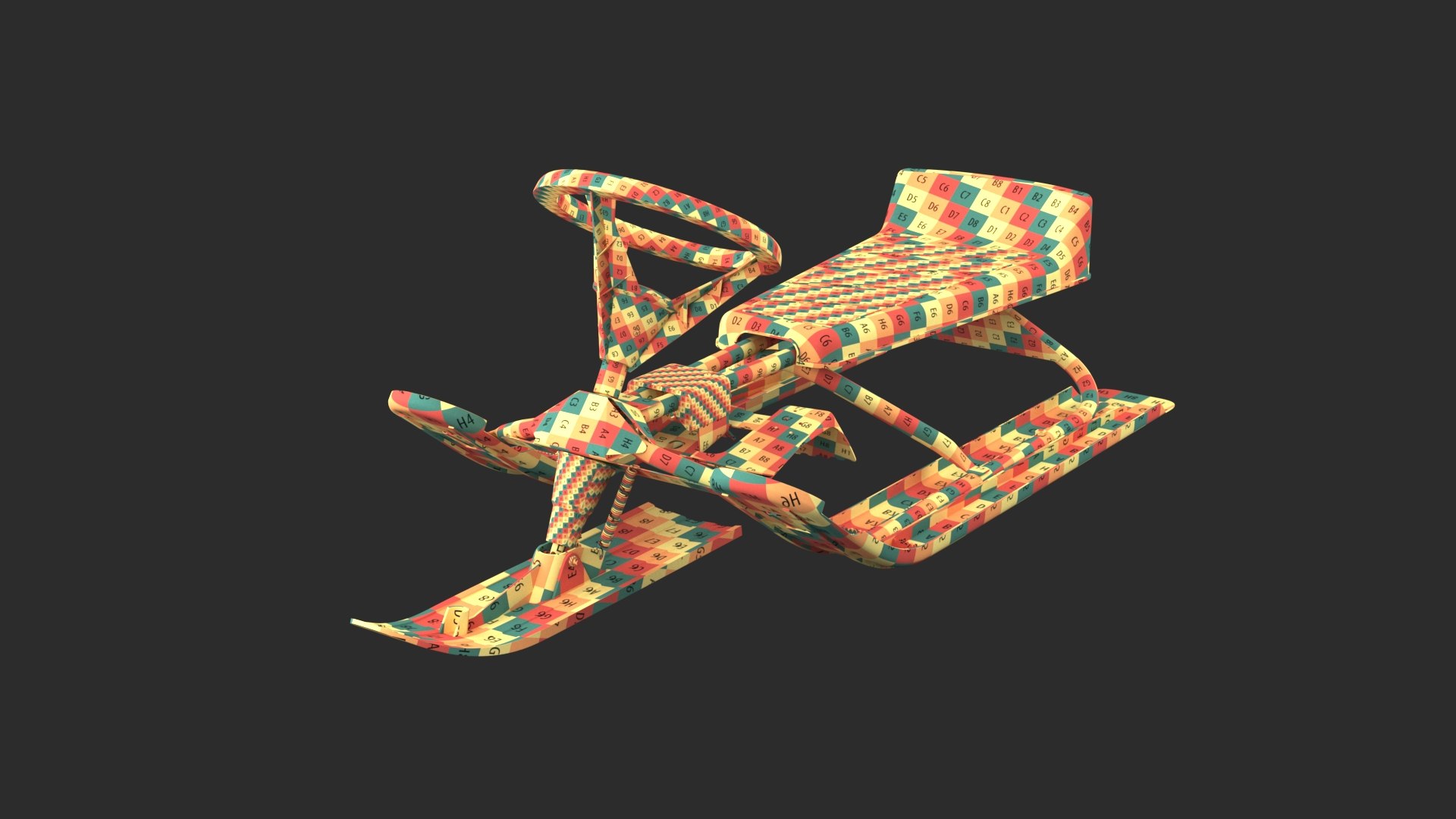 3D Snow Racer Sled Model - TurboSquid 2009852