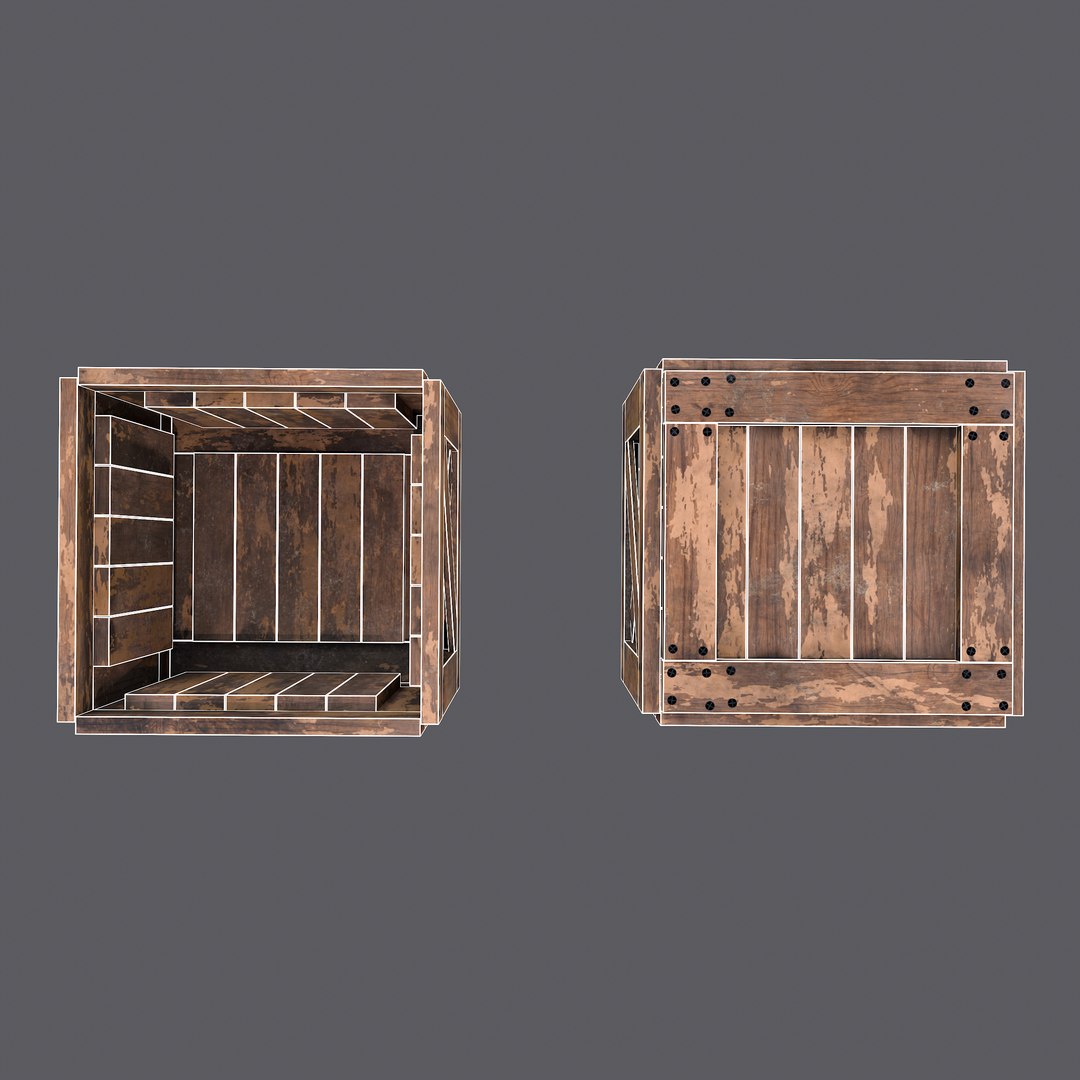 3D Small Crate - TurboSquid 1733351