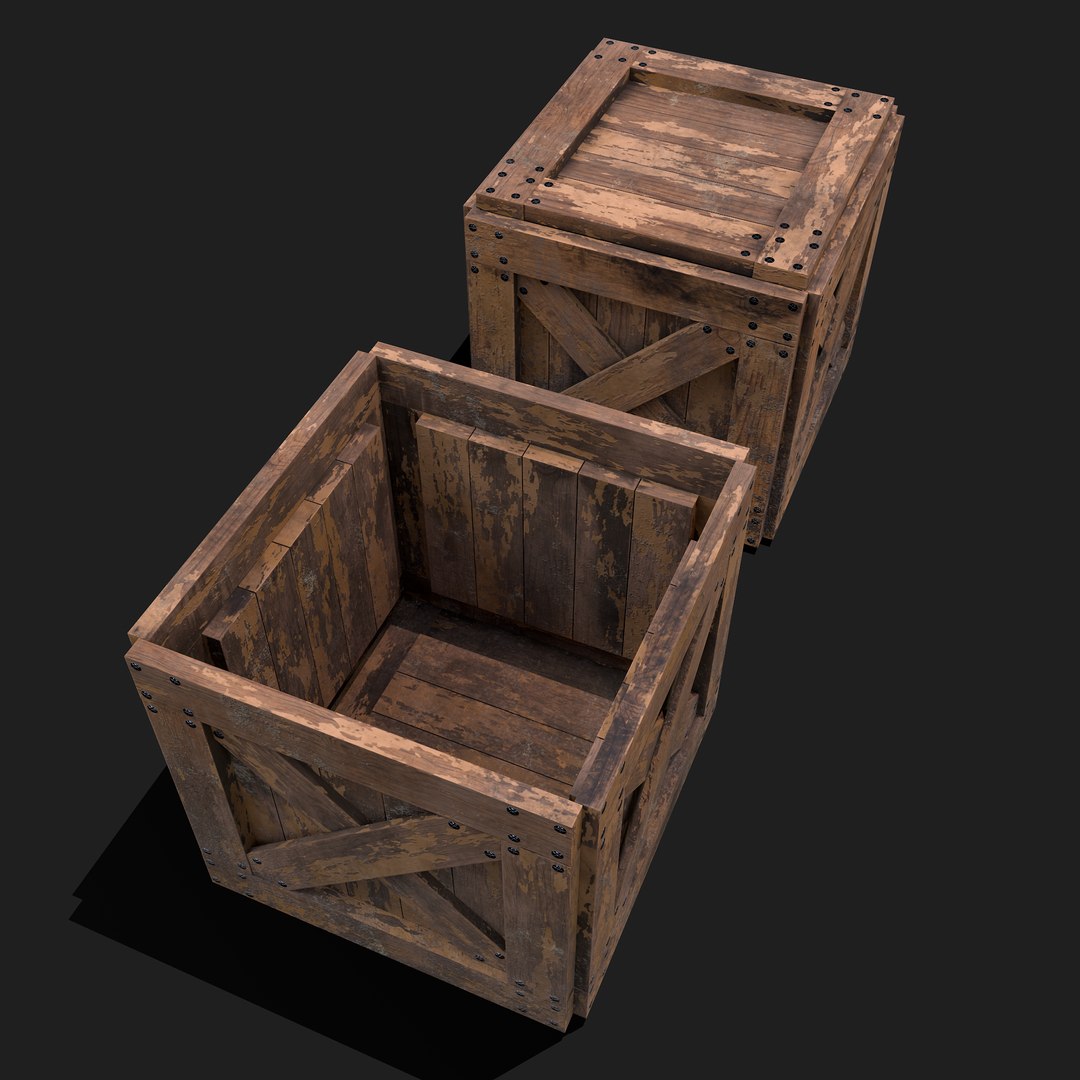 3D Small Crate - TurboSquid 1733351