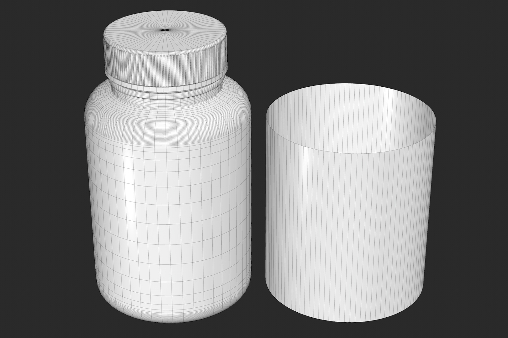 bottle 3d dxf