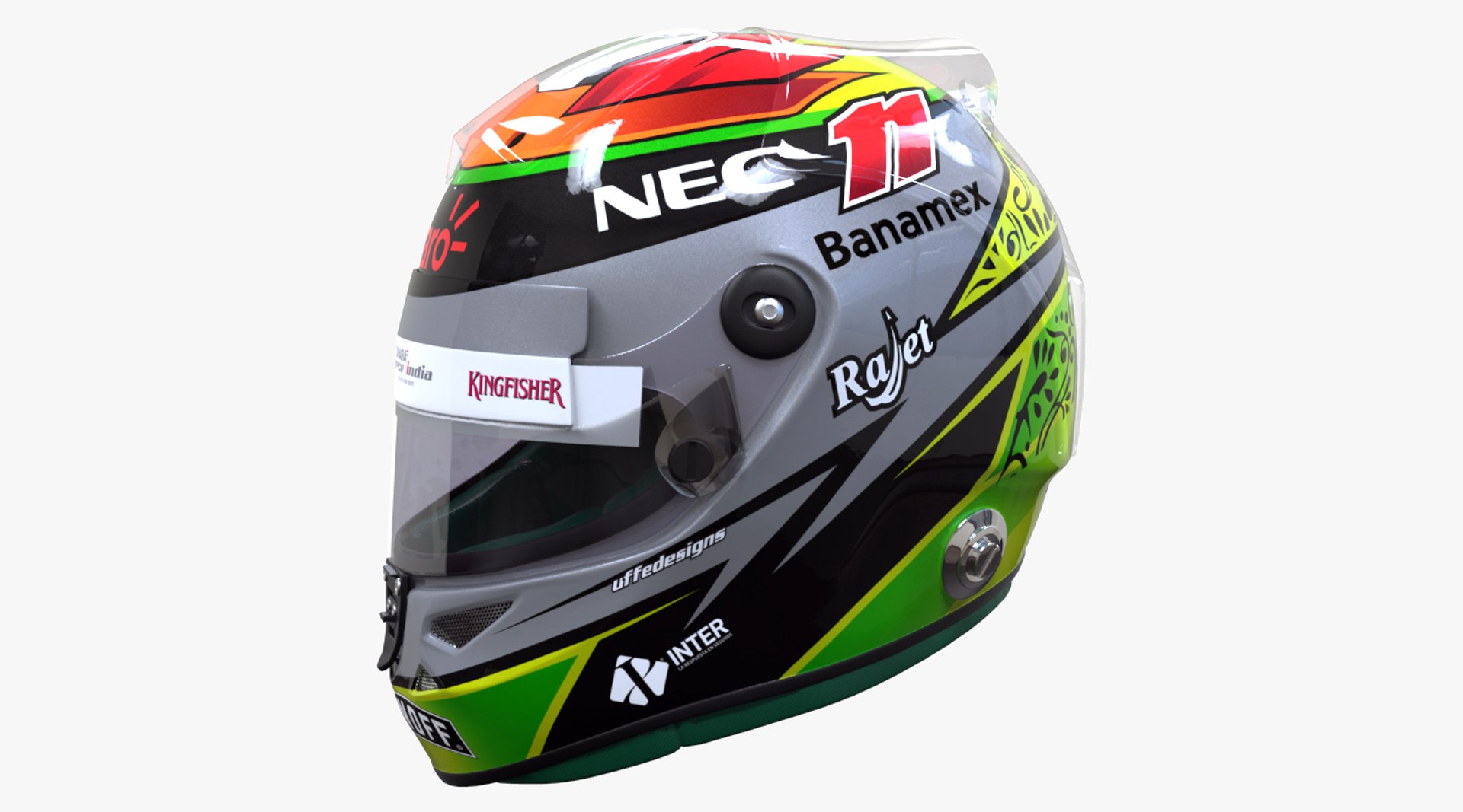 Max Racing Helmet Sergio Perez