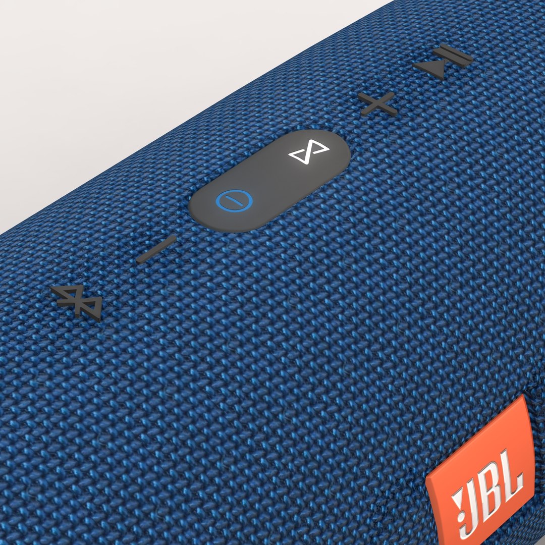 Jbl Xtreme Blue Bluetooth 3d Model