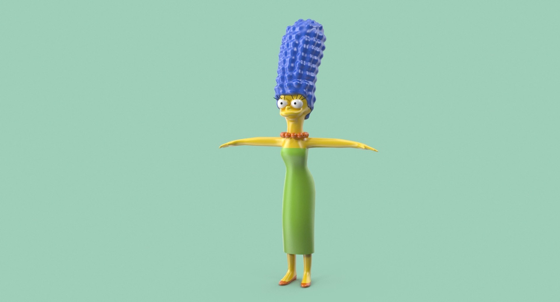 Marge Simpson 3d Model