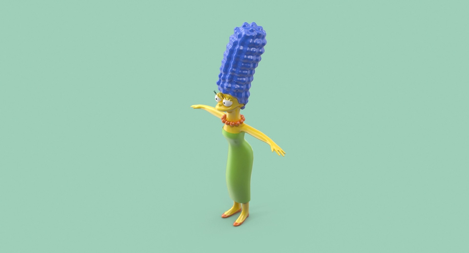 Marge Simpson 3d Model