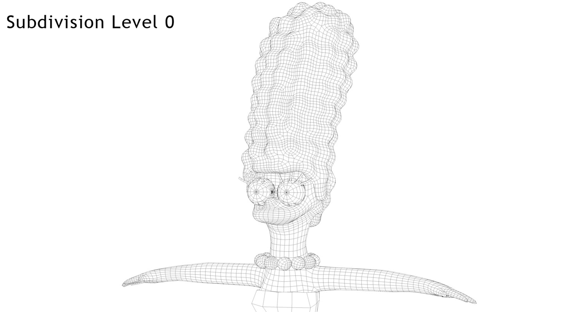 Marge Simpson 3d Model