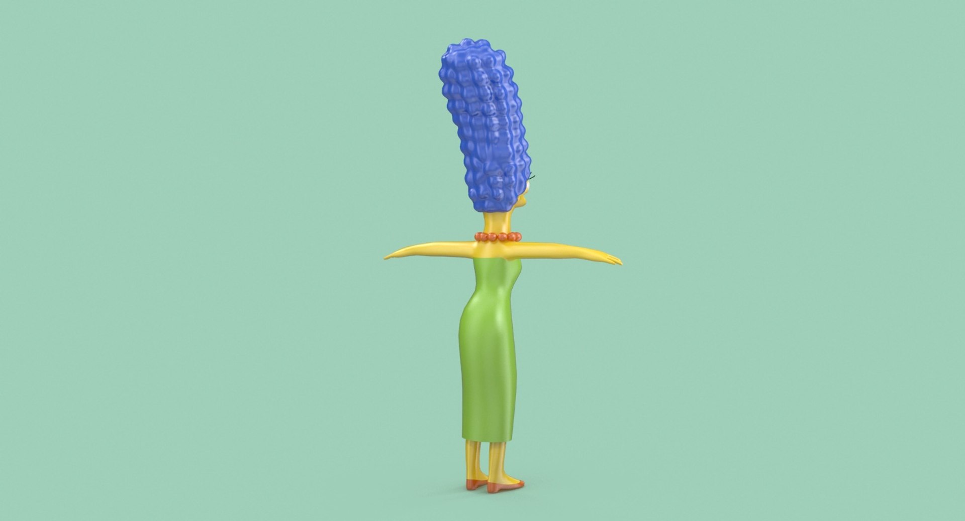 Marge Simpson 3d Model