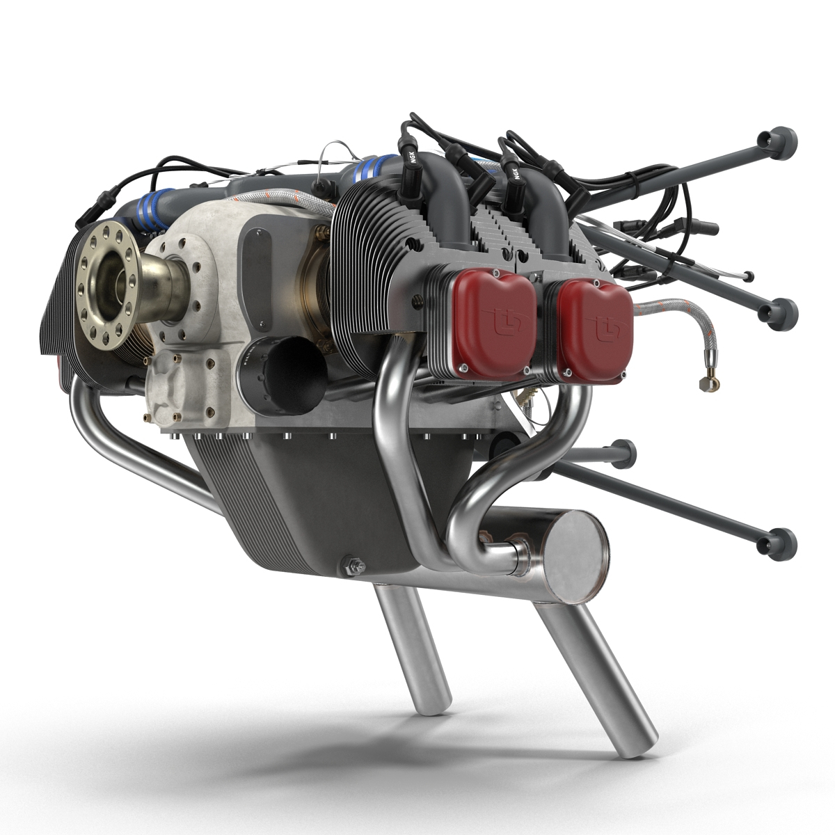 3d piston aircraft engine ulpower