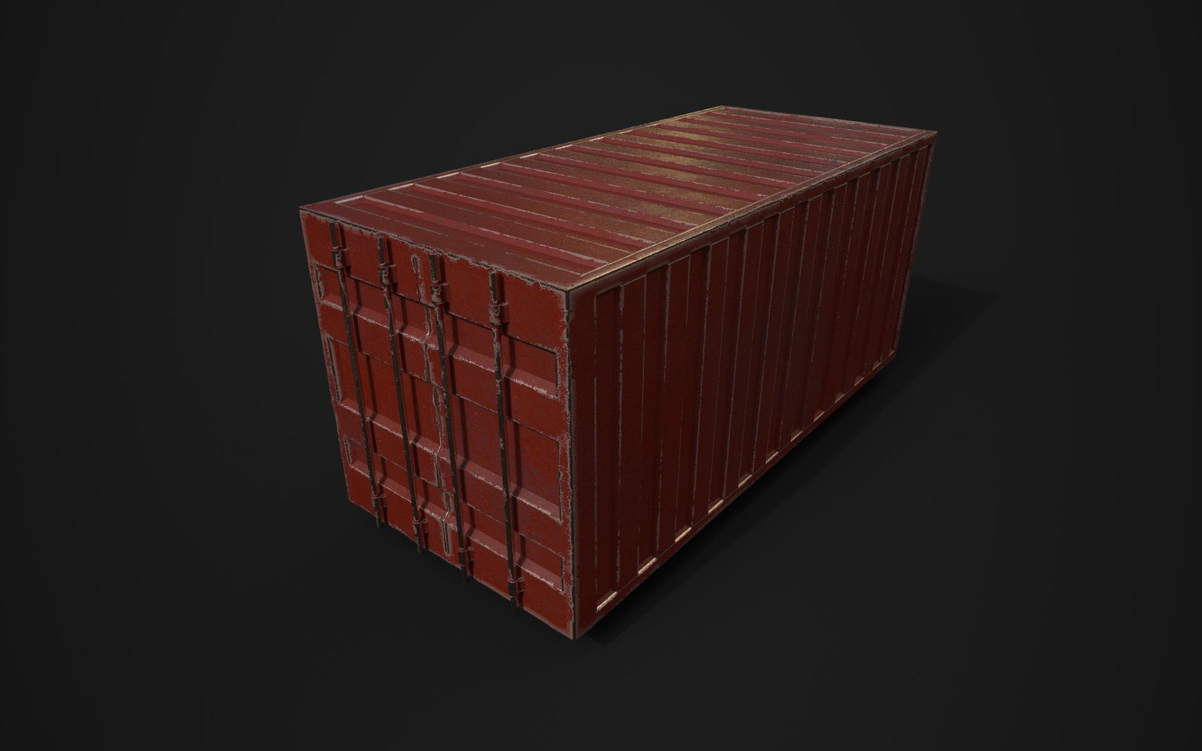 Container Red 3D - TurboSquid 1771712