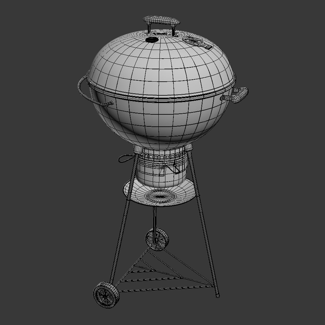 3d Weber Touch Grill