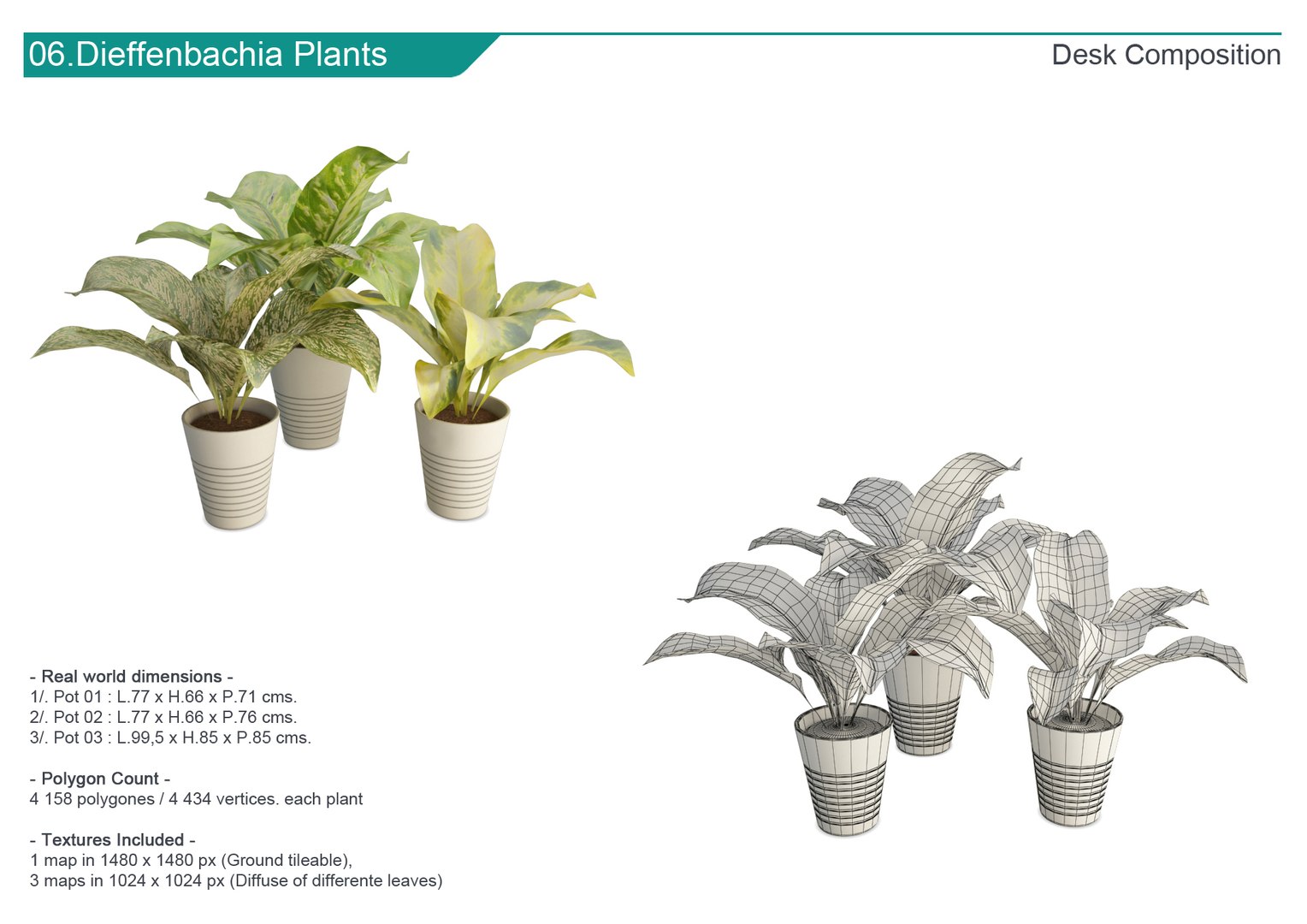 Office desk computer composition 3D model - TurboSquid 1424556