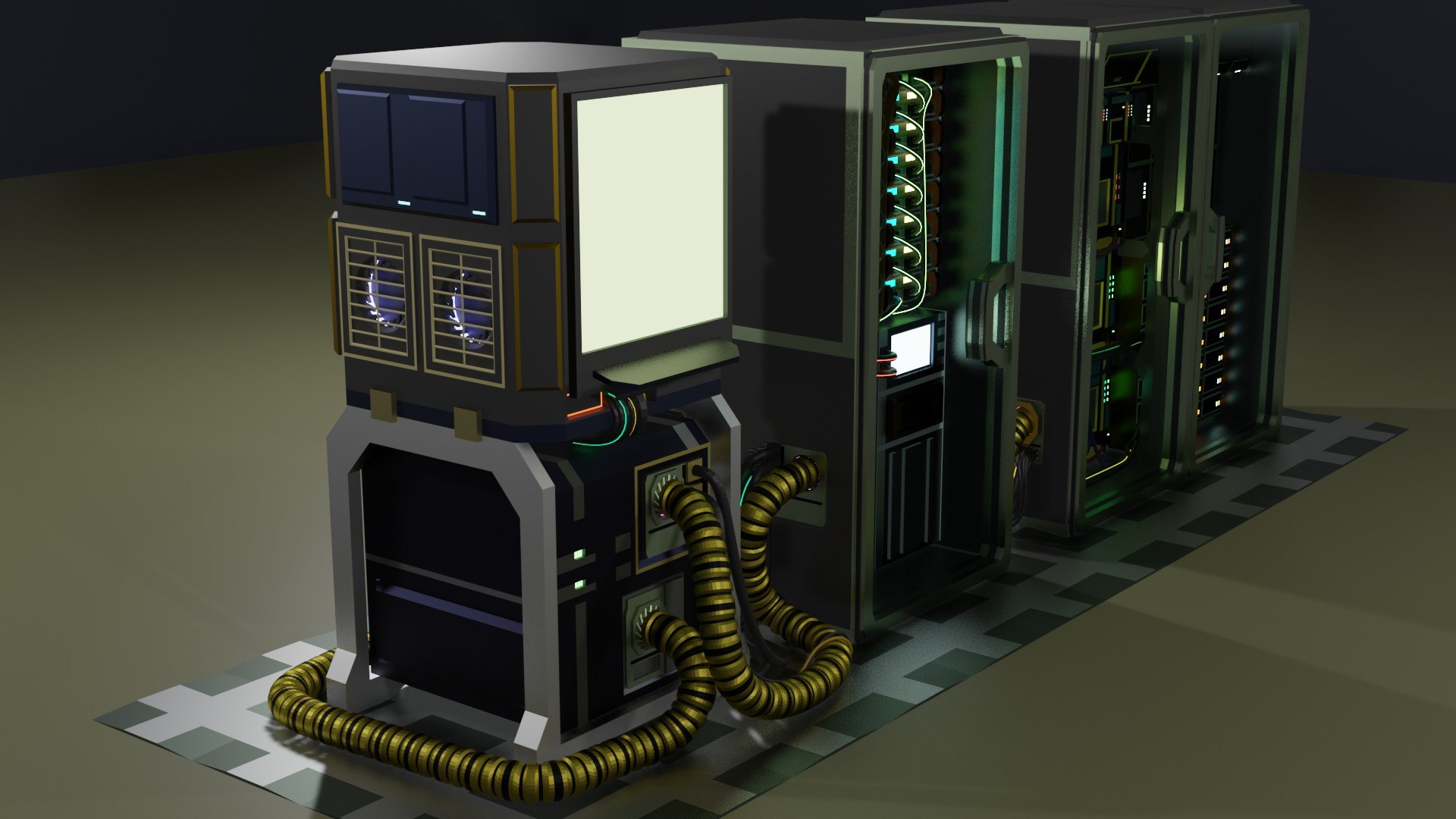 3D Server - TurboSquid 1873356