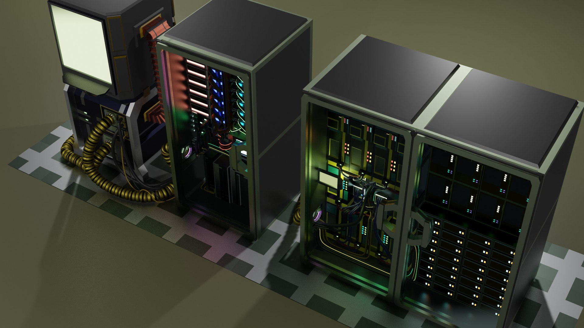 3D Server - TurboSquid 1873356