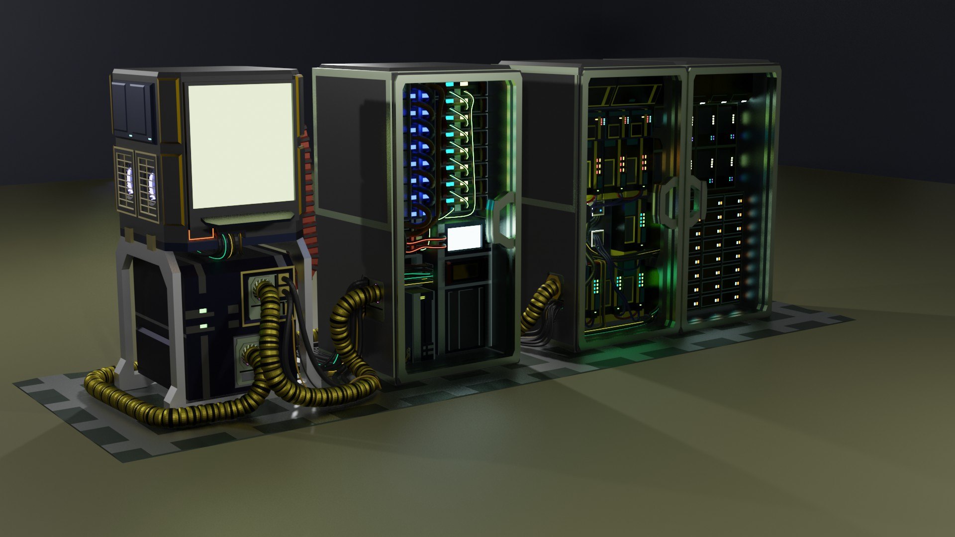 3D Server - TurboSquid 1873356